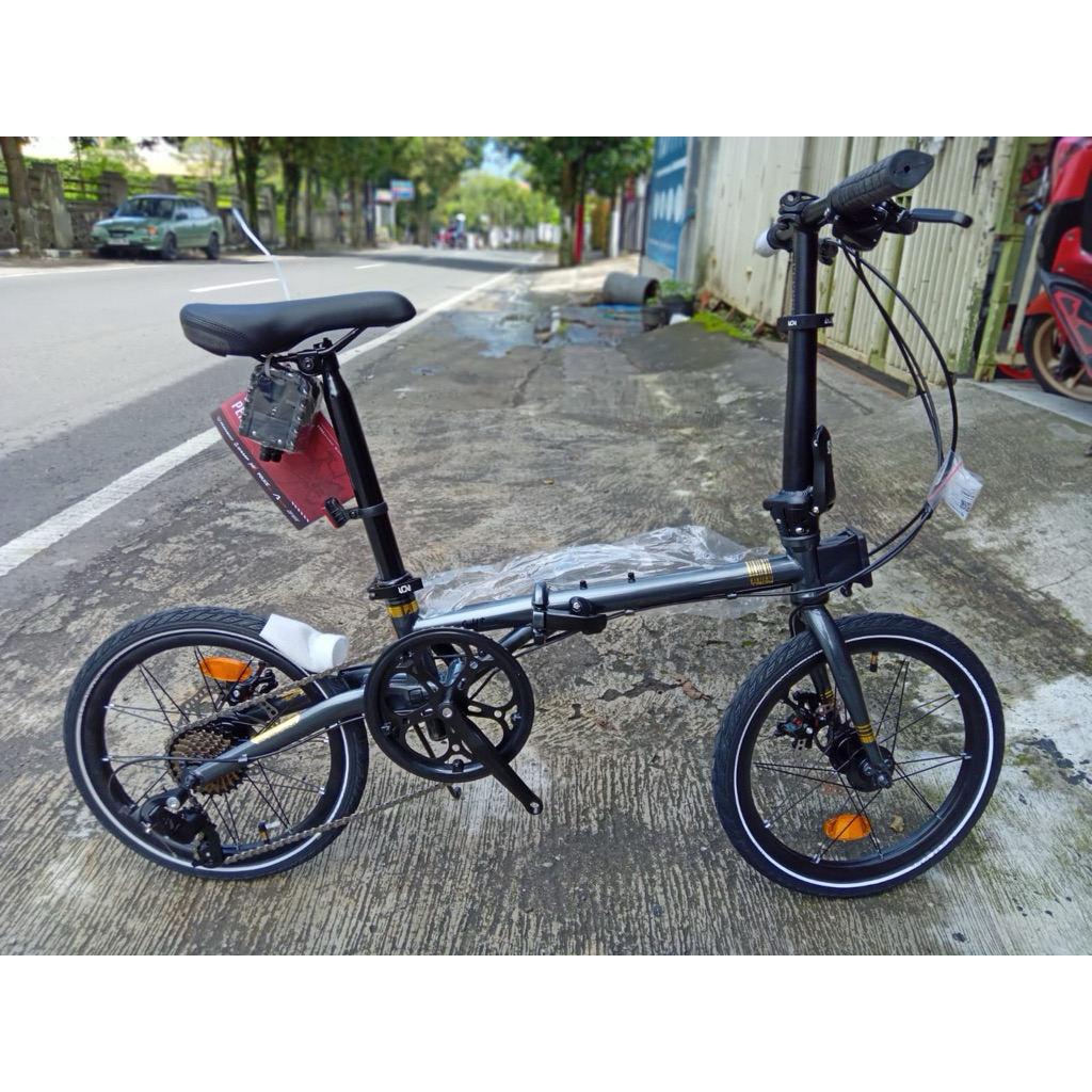 Jual SEPEDA LIPAT ELEMENT 16 INCH TROY PASTEL / STRIPLINE 8 speed ...