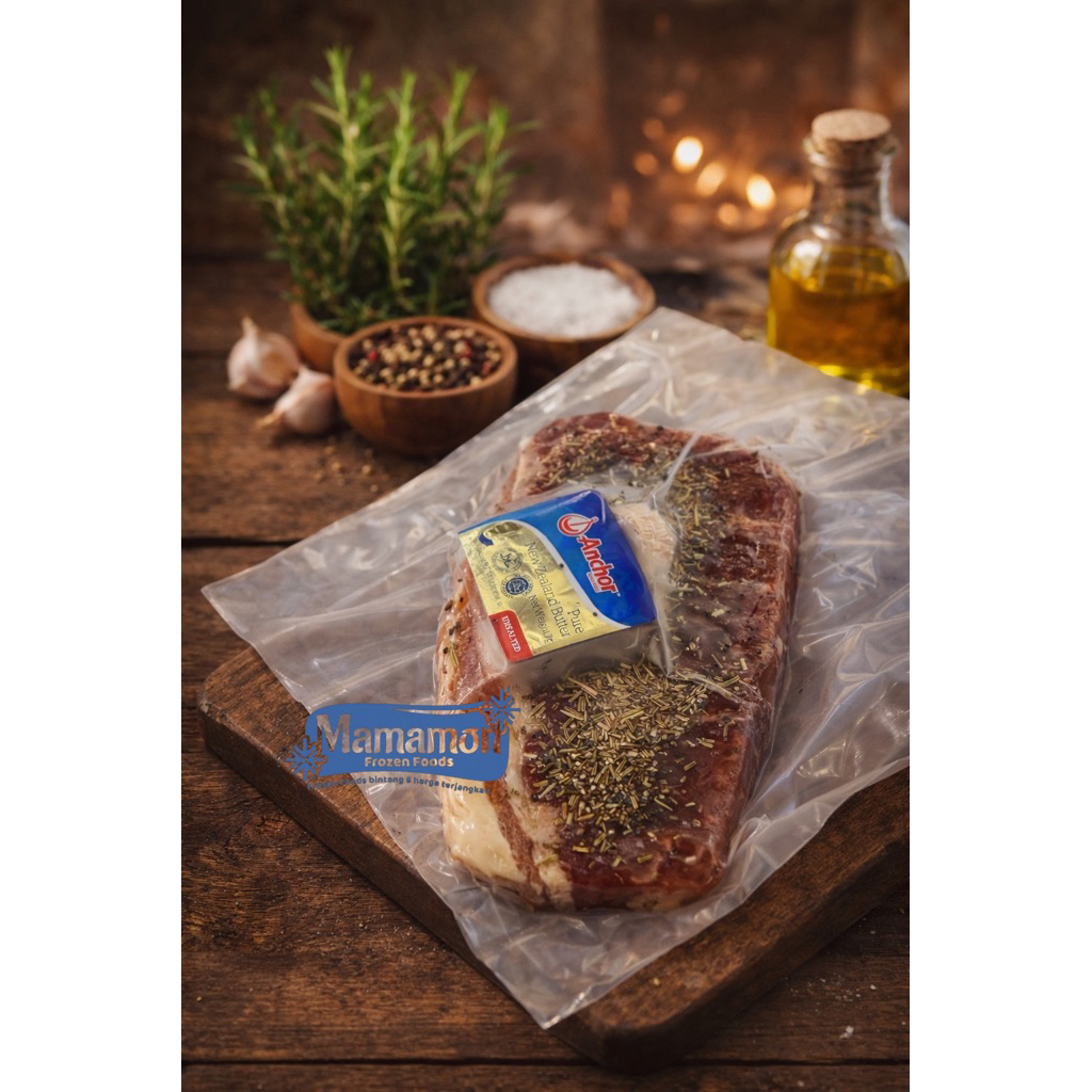 Jual Striploin steak beef Ausi -+200gr ready to cook | Shopee Indonesia