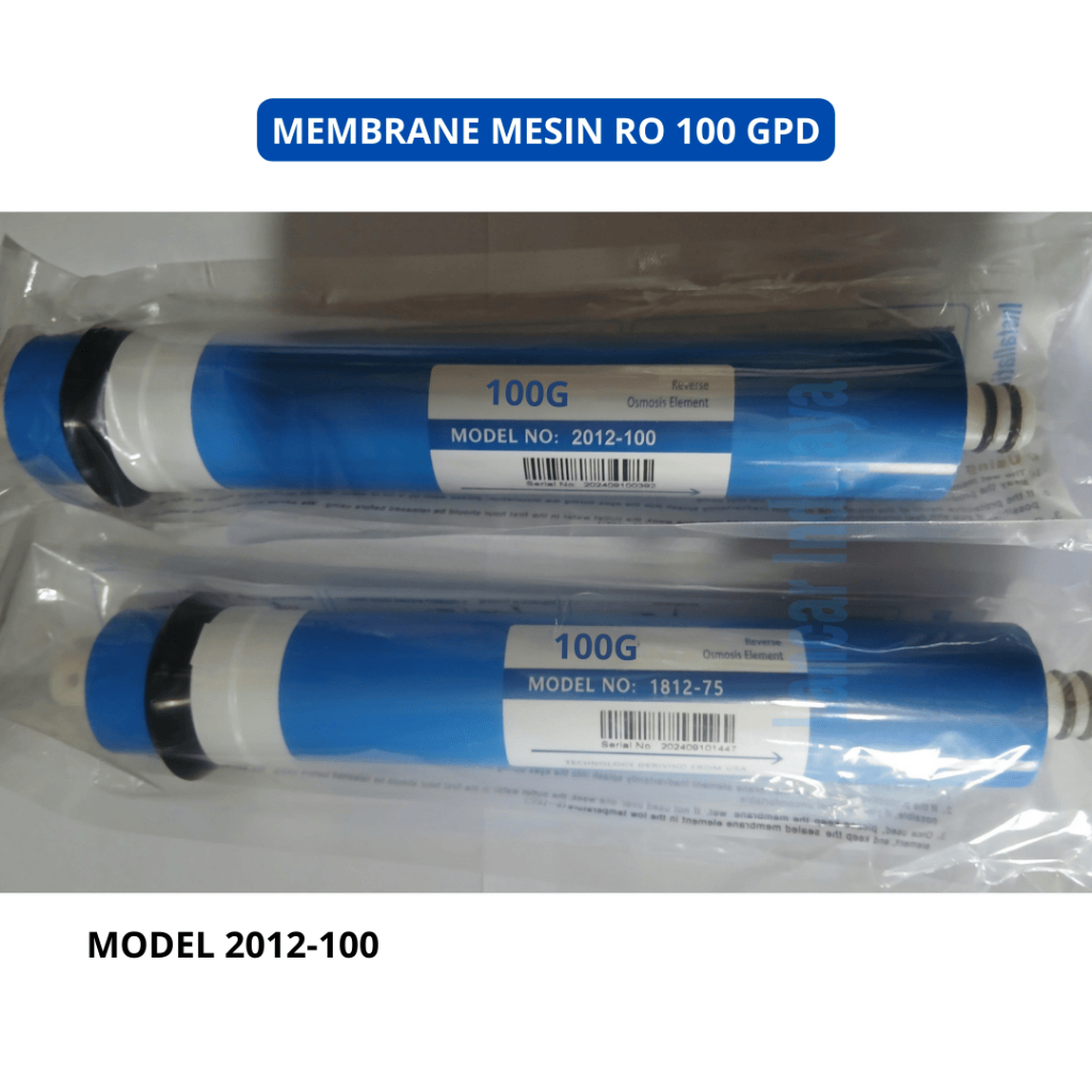 Jual Membrane Mesin RO 100 gpd Membrane Membran 2012-100G | Shopee ...