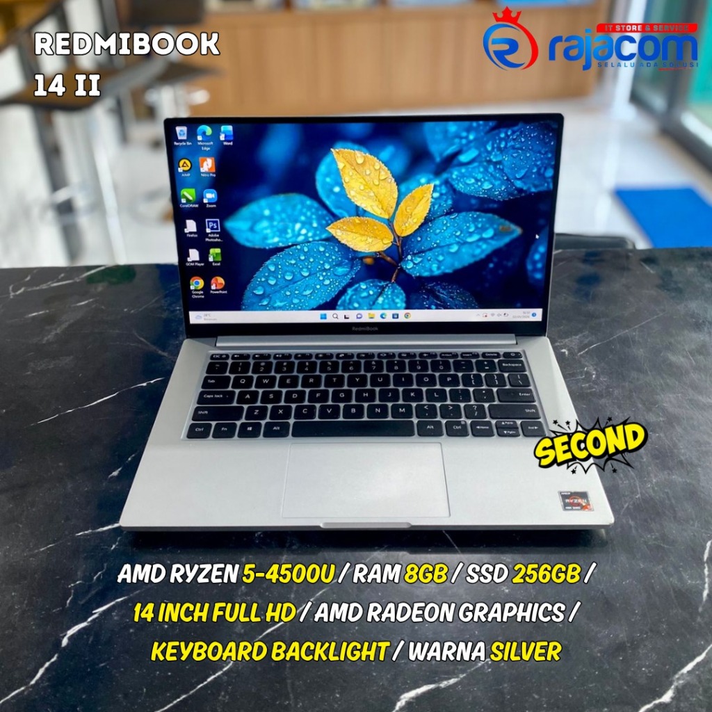 Jual REDMIBOOK 14 II -AMD RYZEN 5-4500U RAM 8gb SSD 256gb 14 INCH FULL ...