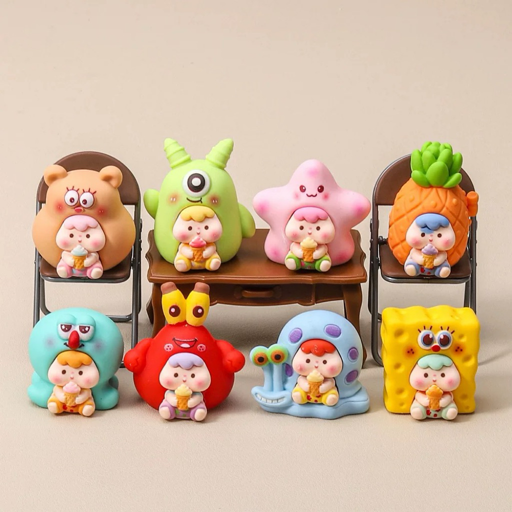 Jual Figure Character Meatball Spongebob and Friends Costumes Meatball ...