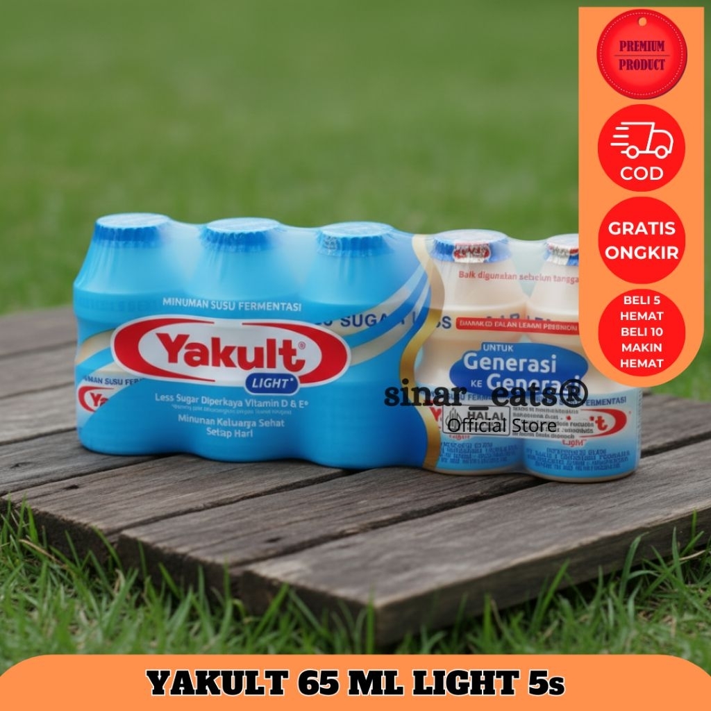 Jual Yakult Light 5s Minuman Susu Fermentasi Less Sugar | Shopee Indonesia