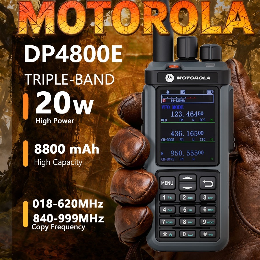 Jual K Headset HT Walkie Talkie Motorola DP4800E Handy Talky 30KM jarak ...