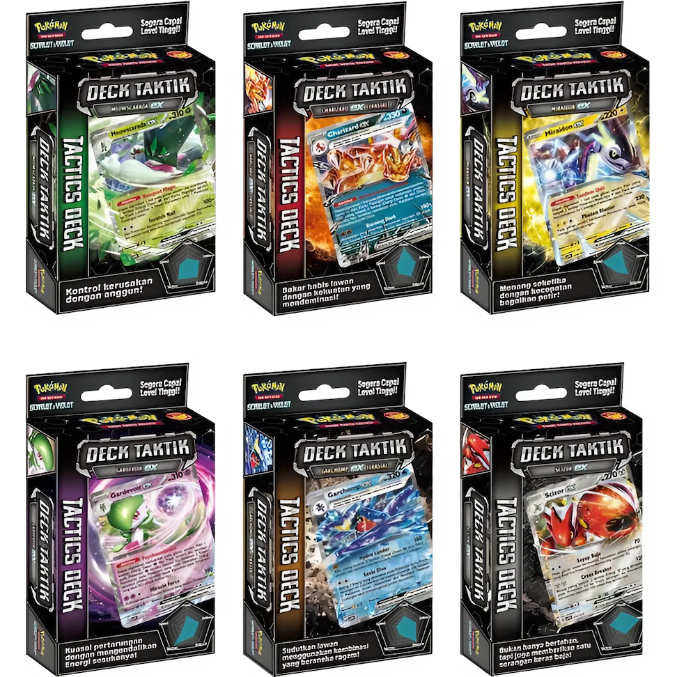 Jual (INDONESIA) Kartu Pokemon Starter Deck Scizor Meowscrada Miraidon ...