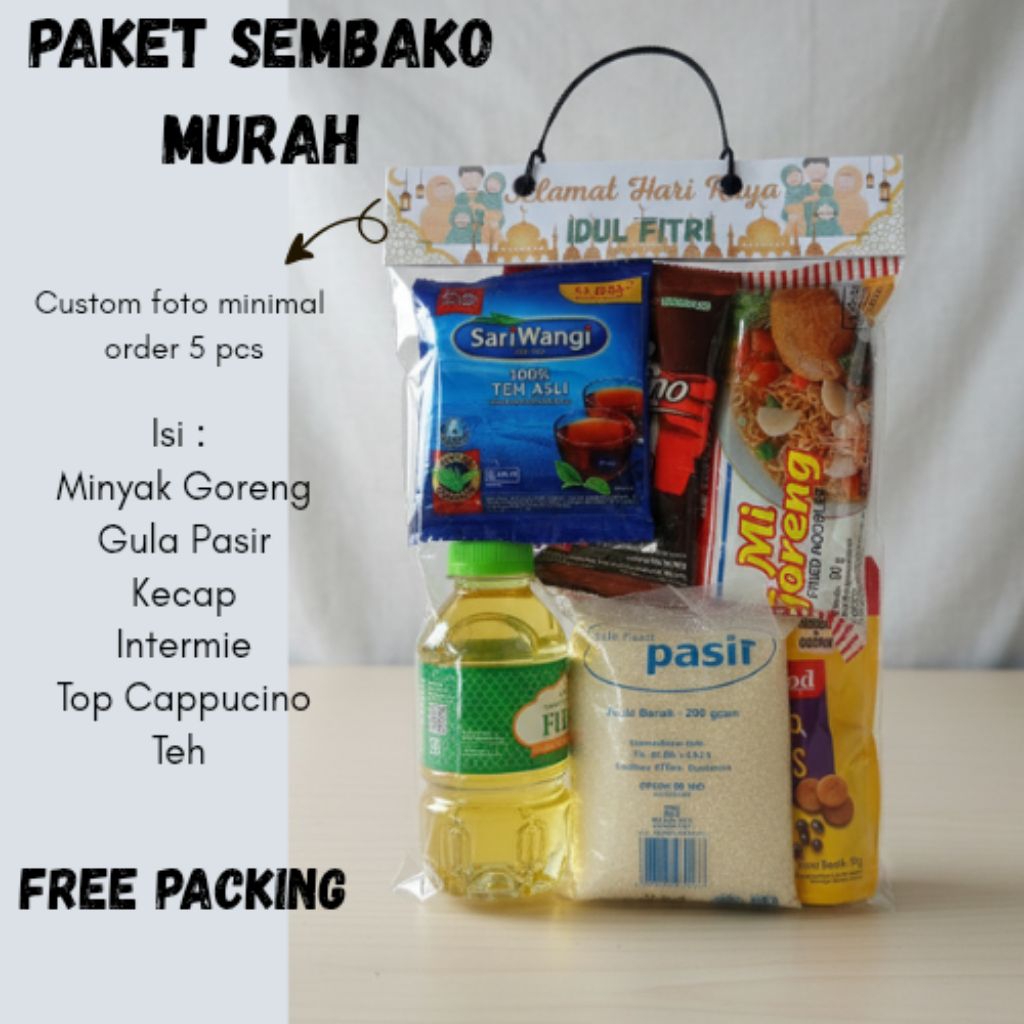 Jual Paket Sembako Idul Fitri / Sembako Murah / Parcel Sembako ...