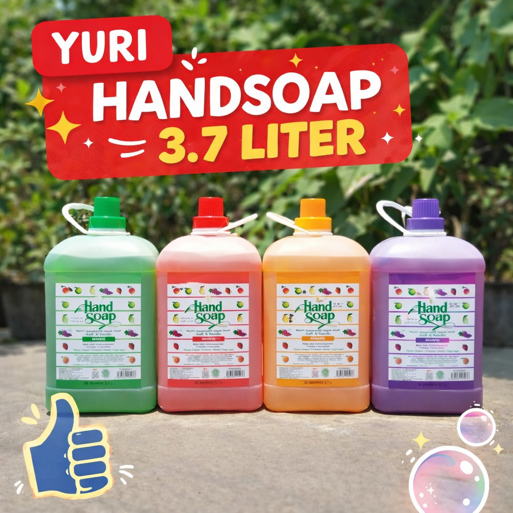 Jual Yuri Hand Soap 3.7 Liter Jerigen - Sabun Cuci Tangan Yuri Galon 3 ...