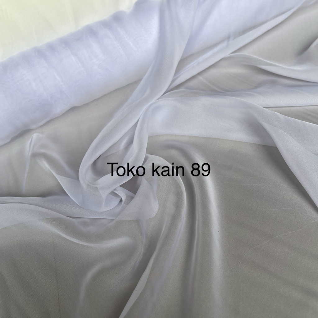 Jual Kain Chiffon Silky / Sifon Silk Polos / Bahan Chiffon Halus Tipis ...
