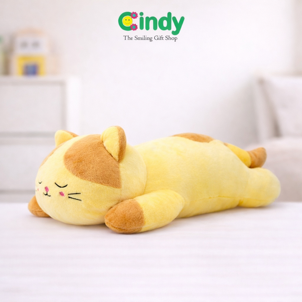 Jual Cindy Boneka Kucing Tidur Lembut Lucu – Sleeping Cat Plush Toy ...