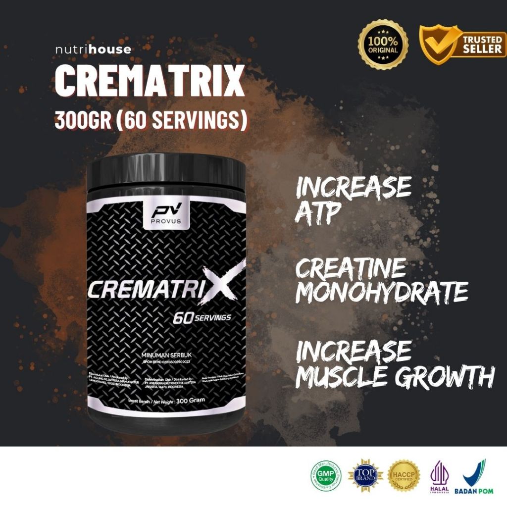 Jual Provus Crematrix Creatine Matrix 300gr Unflavoured Creatine Mesh ...