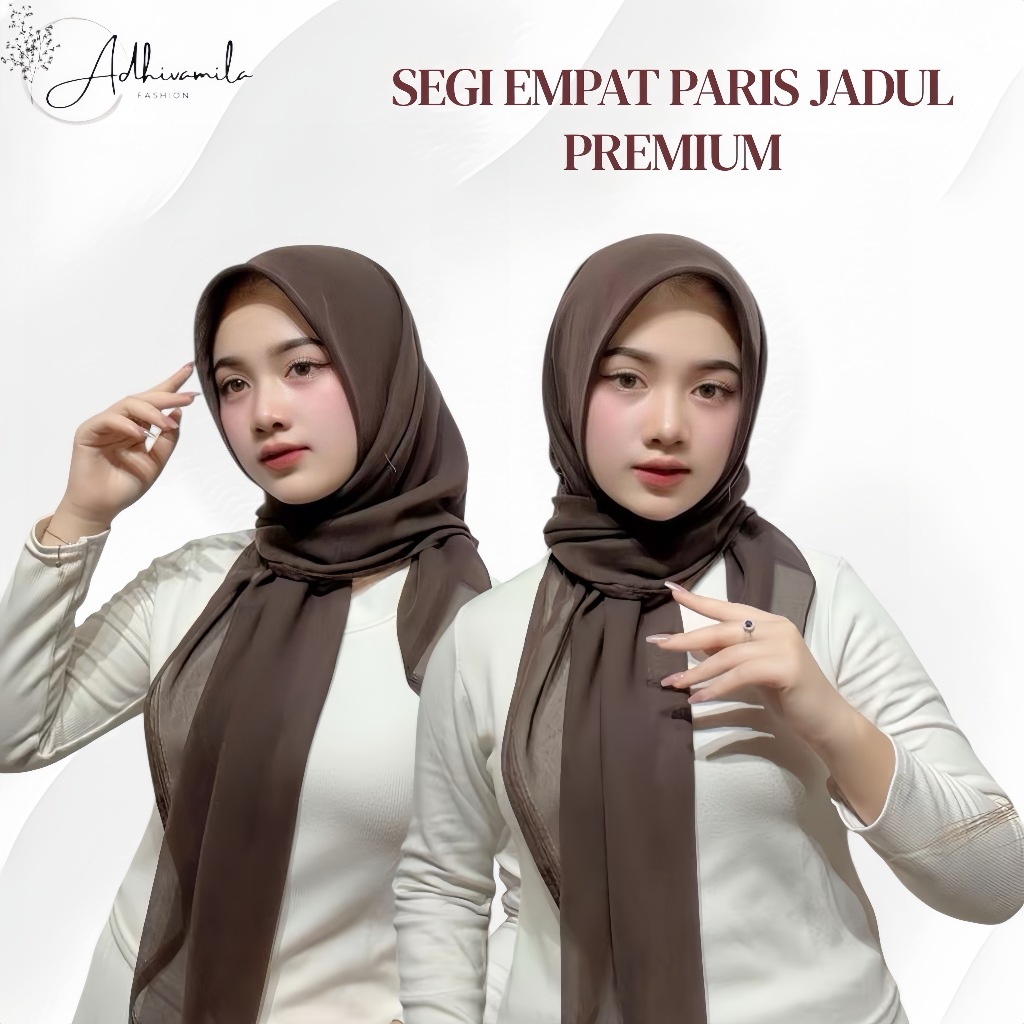 Jual VARISHA ORIGINAL HIJAB SEGIEMPAT PARIS JADUL VARISHA // PARIS ...