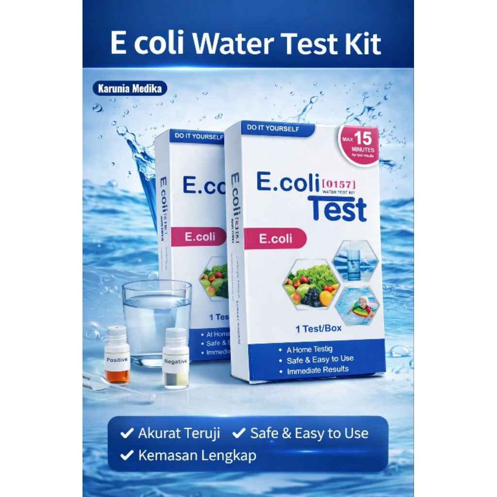 Jual E coli Water Test Kit - Alat Test Kadar Air E coli 0157 | Shopee ...