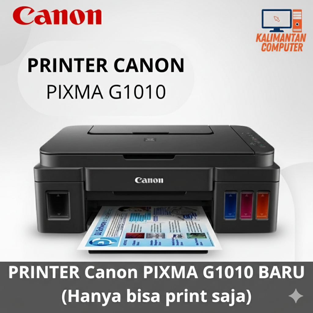 Jual Printer Canon Pixma G1010 A4 Infus Inkjet Printer Only Bergaransi ...