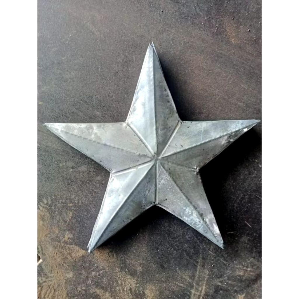 Jual ORNAMEN BINTANG SATU MUKA UKURAN 15CM BAHAN PLAT BESI | Shopee ...