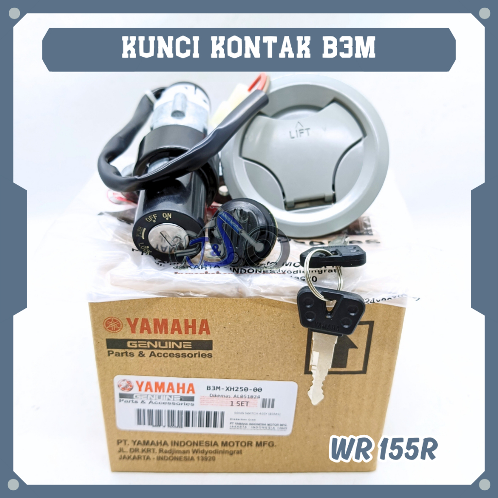 Jual Kunci Kontak Set Yamaha B3M Konci Motor WR 155R Keyset + Tutup ...