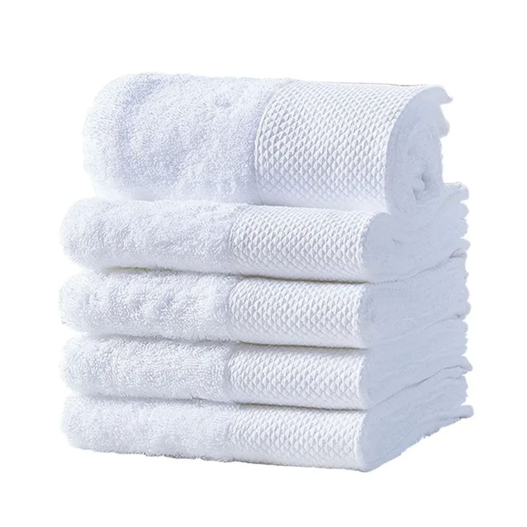 Jual Handuk Hotel Putih Premium 70x140 cm foto asli combed cotton 670 ...