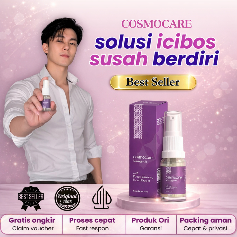 Jual cosmocare Minyak Pijat Pria Herbal Ginseng Sensasi Hangat Alami ...