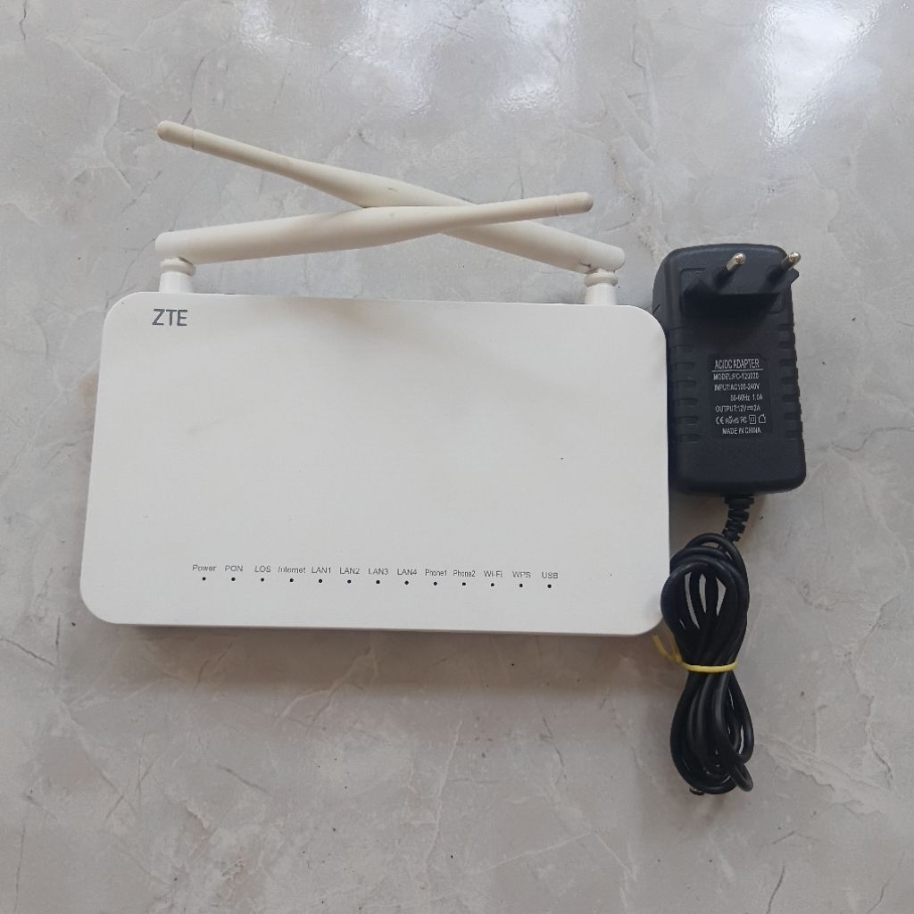 Jual Modem ZTE MODEL ZXHN F609 + ADAPTOR | Shopee Indonesia