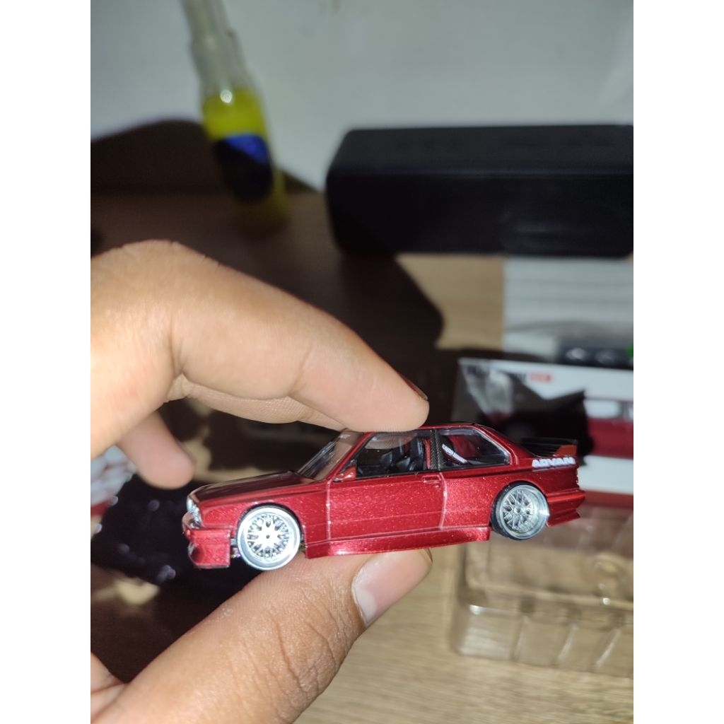 Jual Mini GT kaido house bmw m3 red maroon | Shopee Indonesia