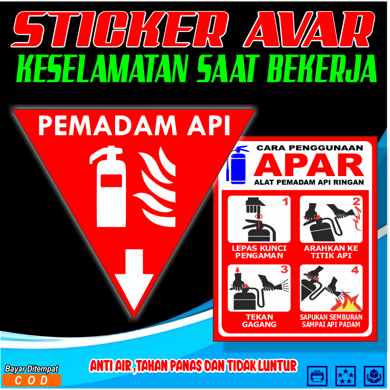 Jual STIKER APAR | STIKER PETUNJUK PEMADAM API | STIKER VINYL TAHAN AIR ...