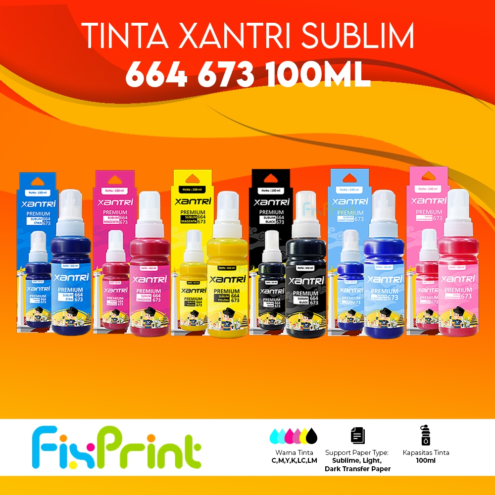 Jual Tinta Sublim 664 003 Sublimation Ink Sublime Compatible for ...