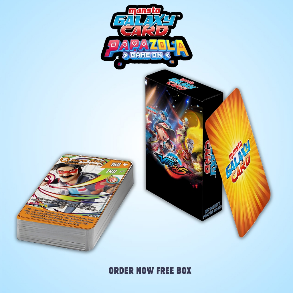 Jual MONSTA BOBOIBOY GALAXY CARD PEK PAPAZOLA GAME ON PREMIUM FREE BOX ...