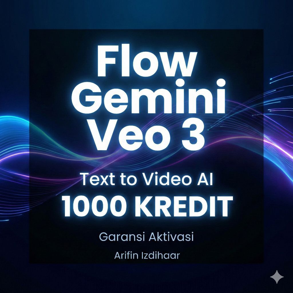 Jual Flow Gemini Veo 3 AI Video Generator | 1000 Kredit | Akun Privat ...