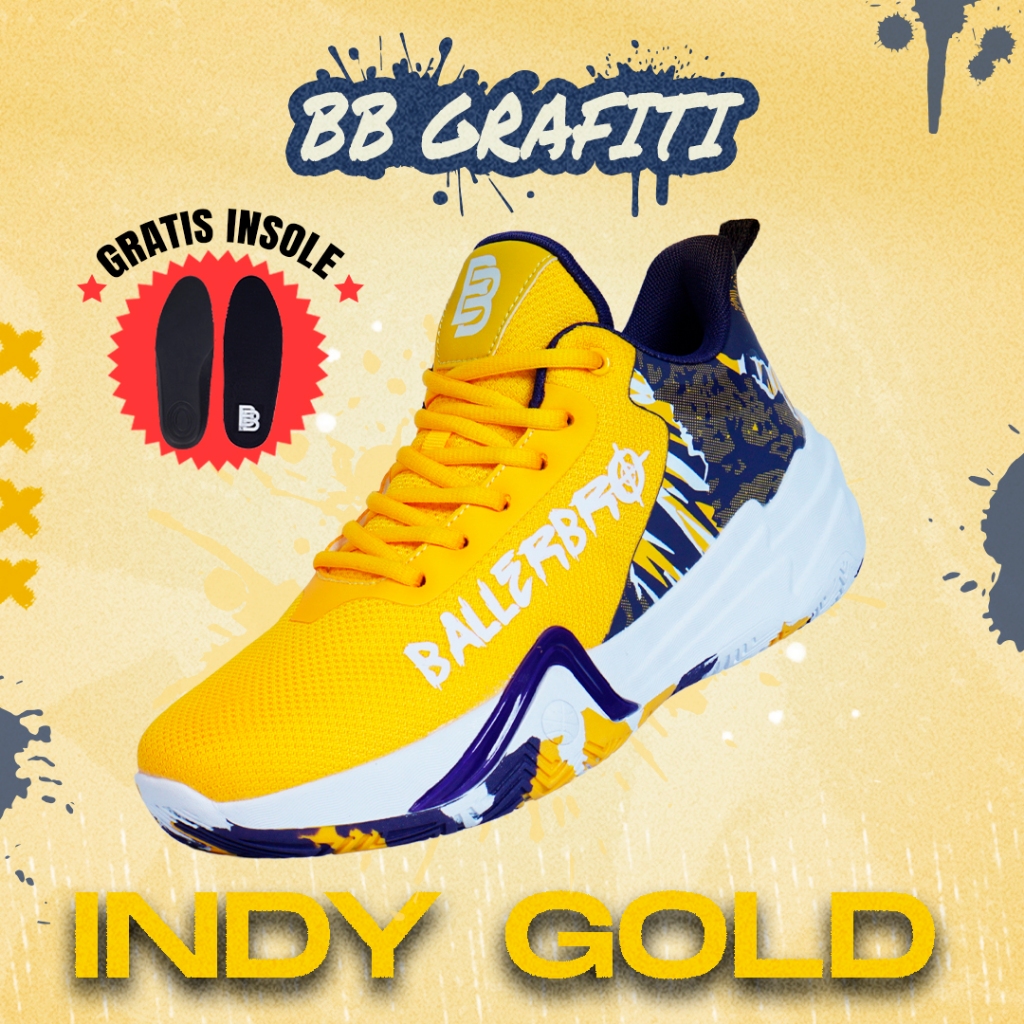 Jual Sepatu Basket BALLERBRO BB GRAFITI | Shopee Indonesia