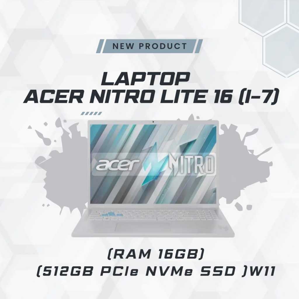 Jual Laptop Acer Nitro Lite NL16-71G-74MV (Prosesor Intel Core I7 ...