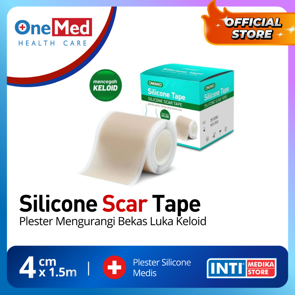 Jual ONEMED - Plester Bekas Luka SILICONE SCAR TAPE | Plester Medis ...