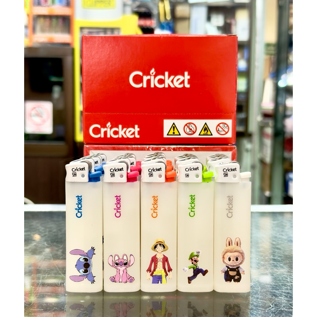 Jual korek Cricket original frosted 5pcs | Shopee Indonesia