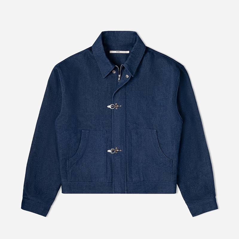 Jual Daniels- Brigade Denim Fireman Clasp Jacket | Shopee Indonesia