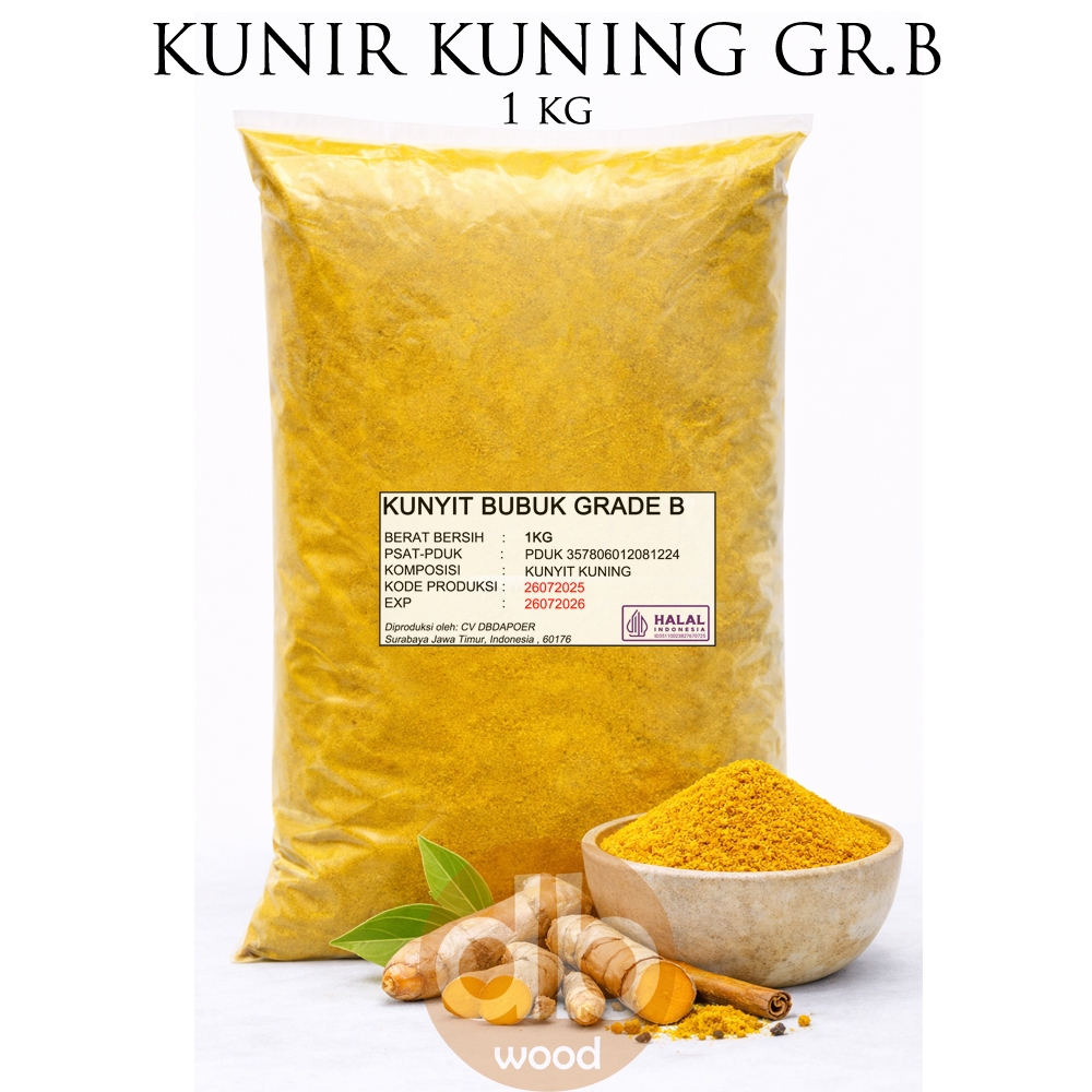 Jual Kunir Bubuk 1kg | Shopee Indonesia
