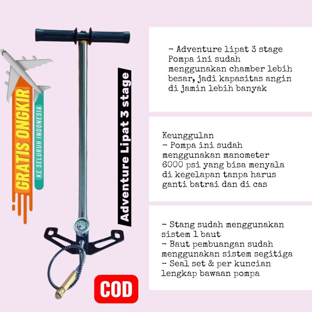 Jual Pompa Pcp Murah | Pompa Pcp Adventure 6000 PSI | pompa pcp 6000 ...