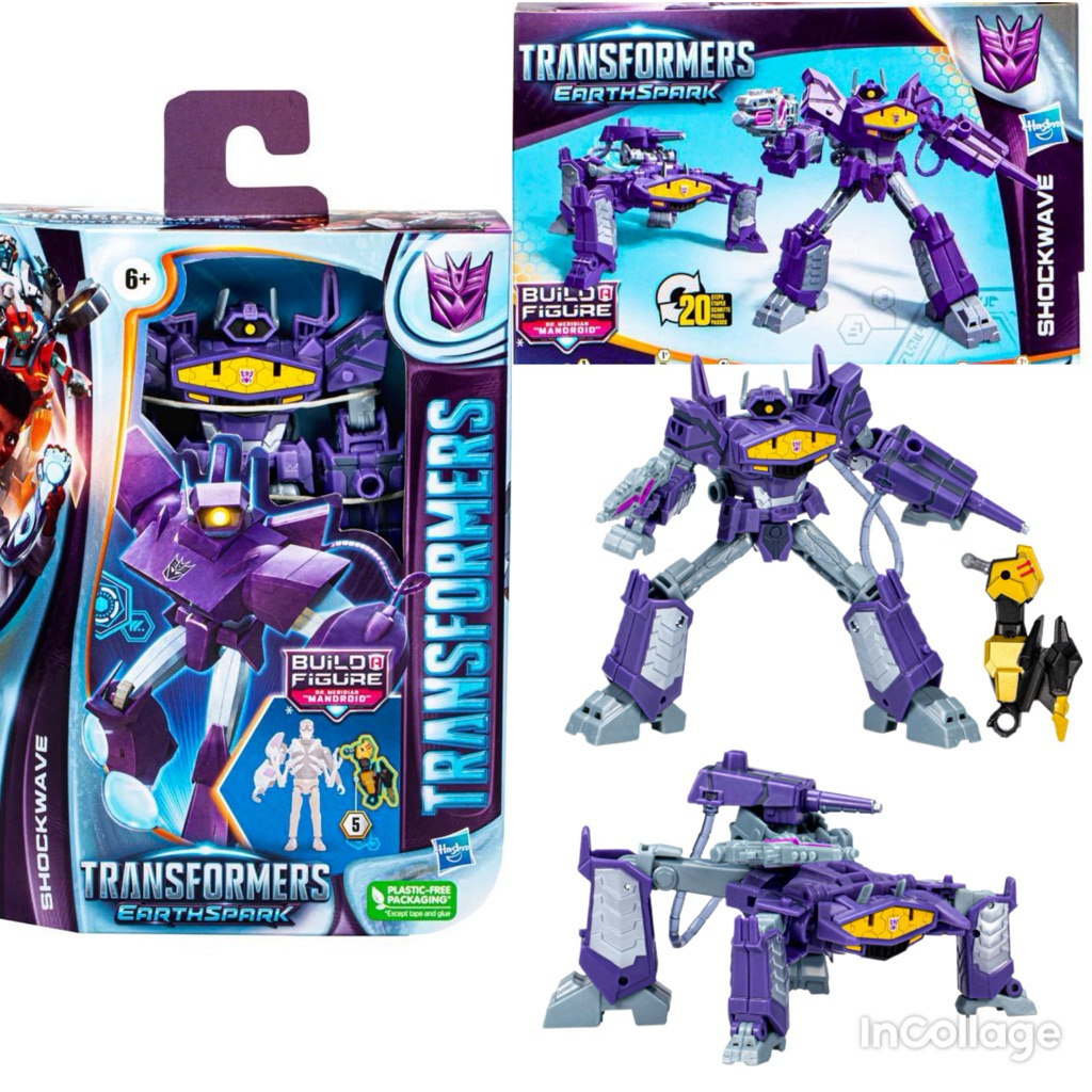 Jual Transformers Earth Spark Shock wave Earthspark Shockwave Megatron ...