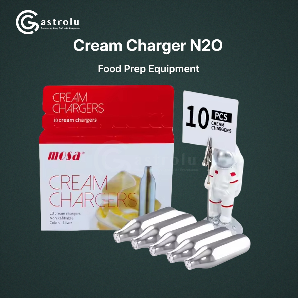 Jual Mosa Cream Charger N2O – Isi Gas Whipped Cream Dispenser 10 Pcs ...