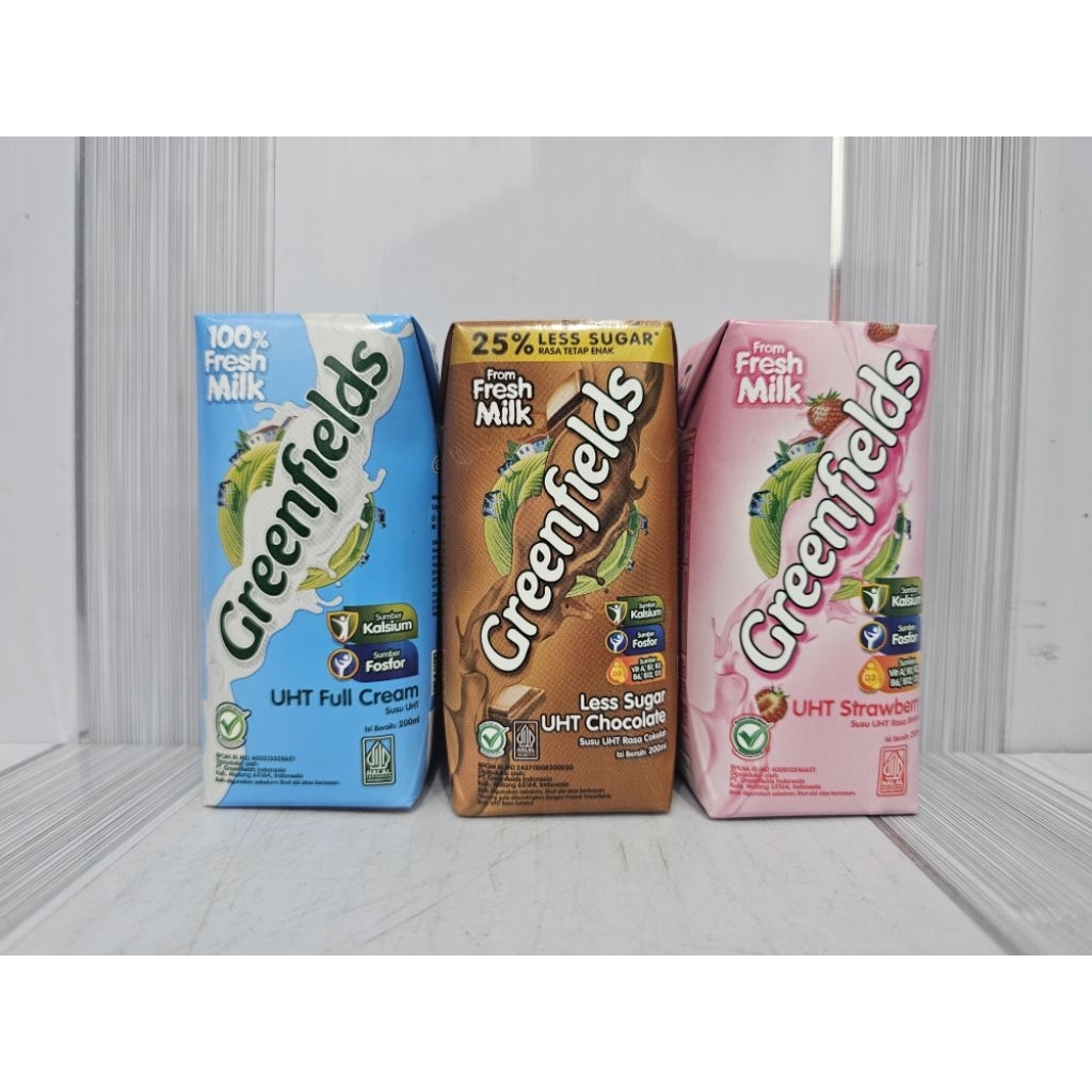 Jual Greenfields Fresh Milk UHT 200ml | Shopee Indonesia