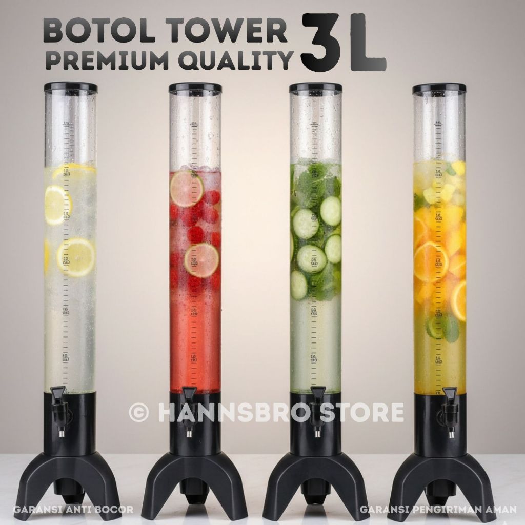 Jual BERGARANSI Botol Tower 3 Liter Berkualitas Premium Garansi 1 Bulan ...