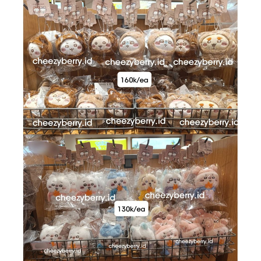 Jual Merch Chiikawa x Miniso | Keychain Chiikawa Usagi Hachiware Shisa ...