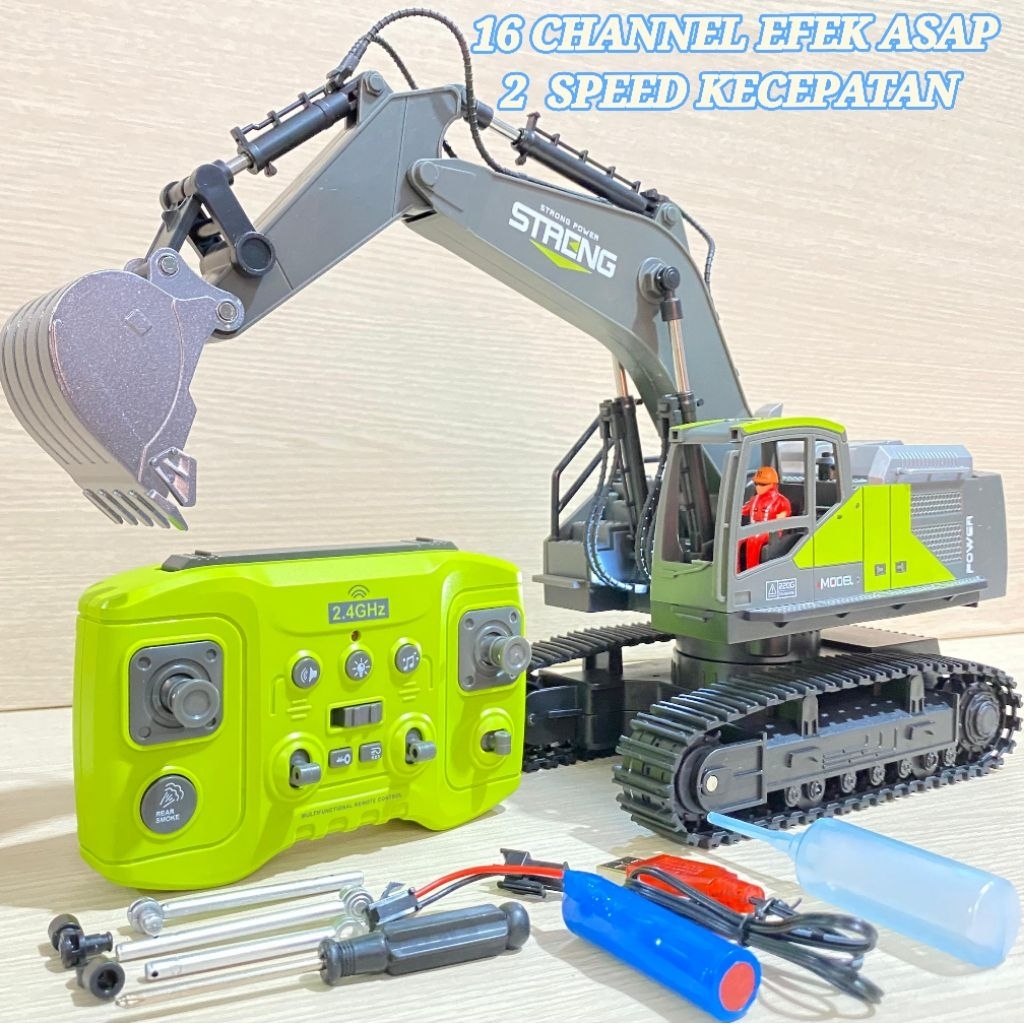 Jual MOBIL REMOTE CONTROL MAINAN RC EXCAVATOR DUMP TRUCK 2KECEPATAN ...