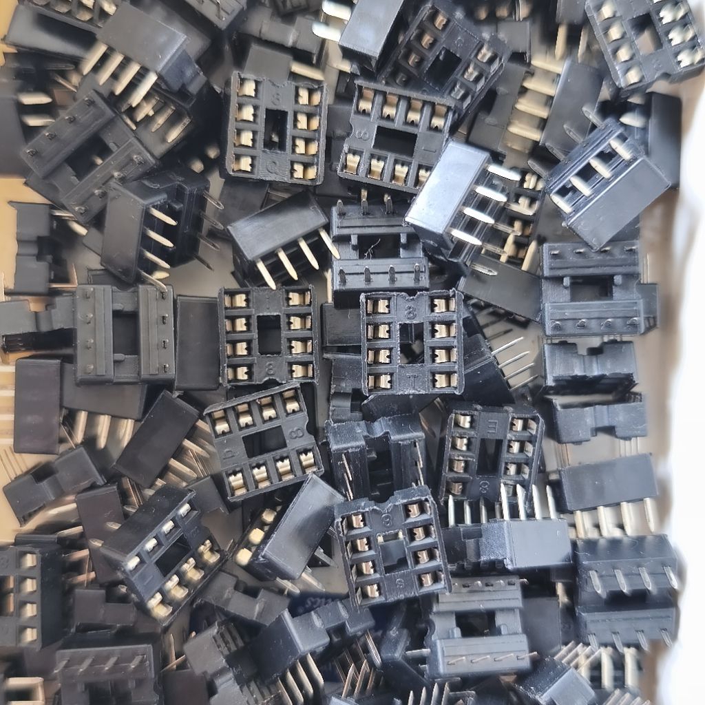 Jual Socket IC 8 Pin Soket 8pin Adapter Soket 8 pin (SESUAI GAMBAR ...