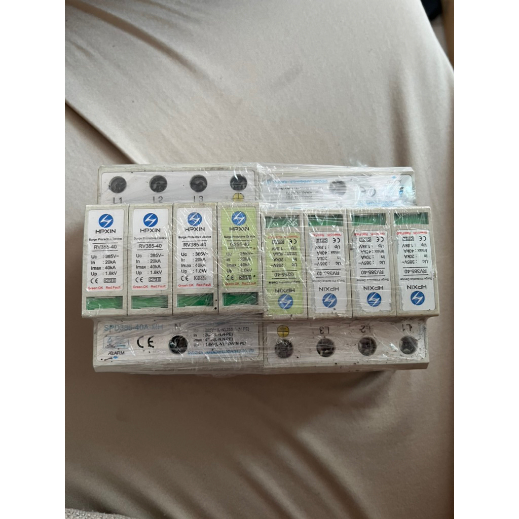 Jual anti petir surge aresster 3p SPD For Single Phase AC Power Supply ...