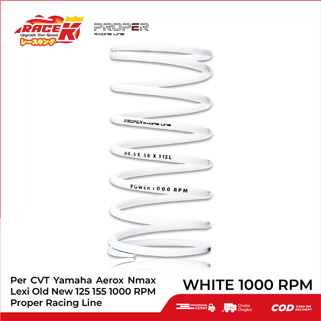 Jual PROPER Per CVT Yamaha Nmax Aerox Lexi 125 155 Old New Connected ...