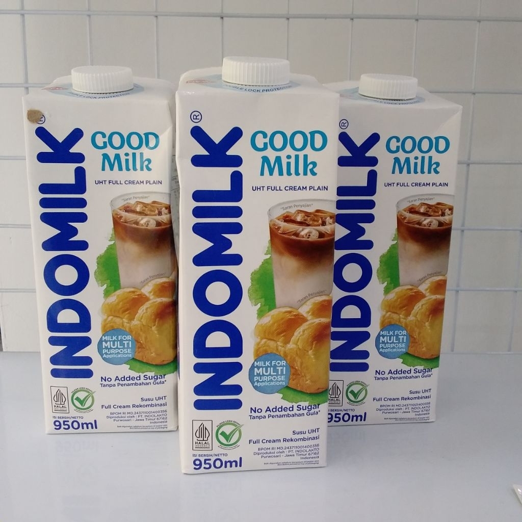 Jual Indomilk Fresh Milk Susu Pasteurisasi Plain 950ml | Shopee Indonesia