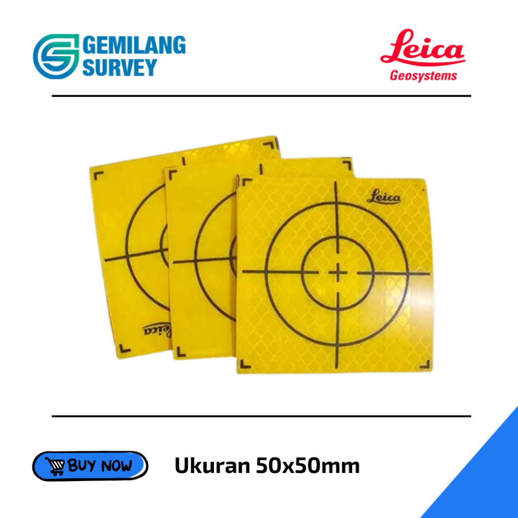 Jual Reflective Tape / Survey Reflector Sheet / Prisma Target Sticker ...