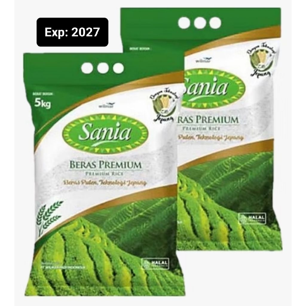 Jual SANIA BERAS PREMIUM 2X KEMASAN 5KG | Shopee Indonesia