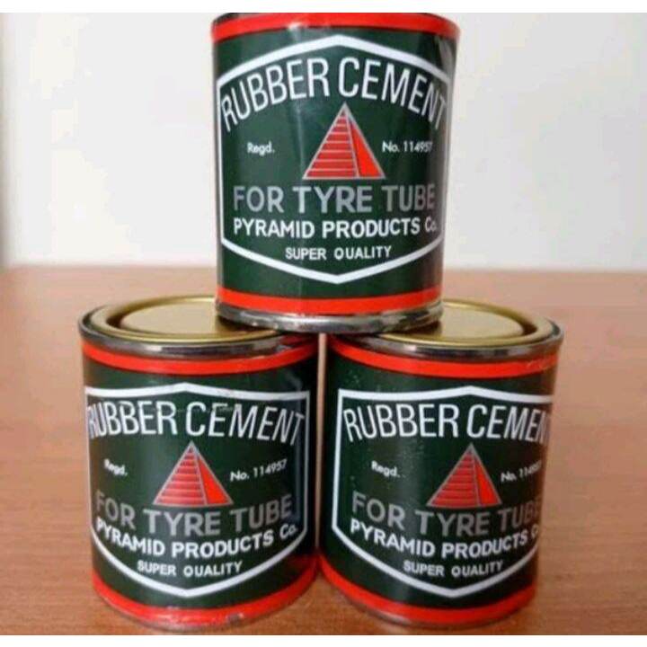 Jual Rubber Cement Lem Cacing Tubeless Karet Tambal Tip Top Pyramid ...