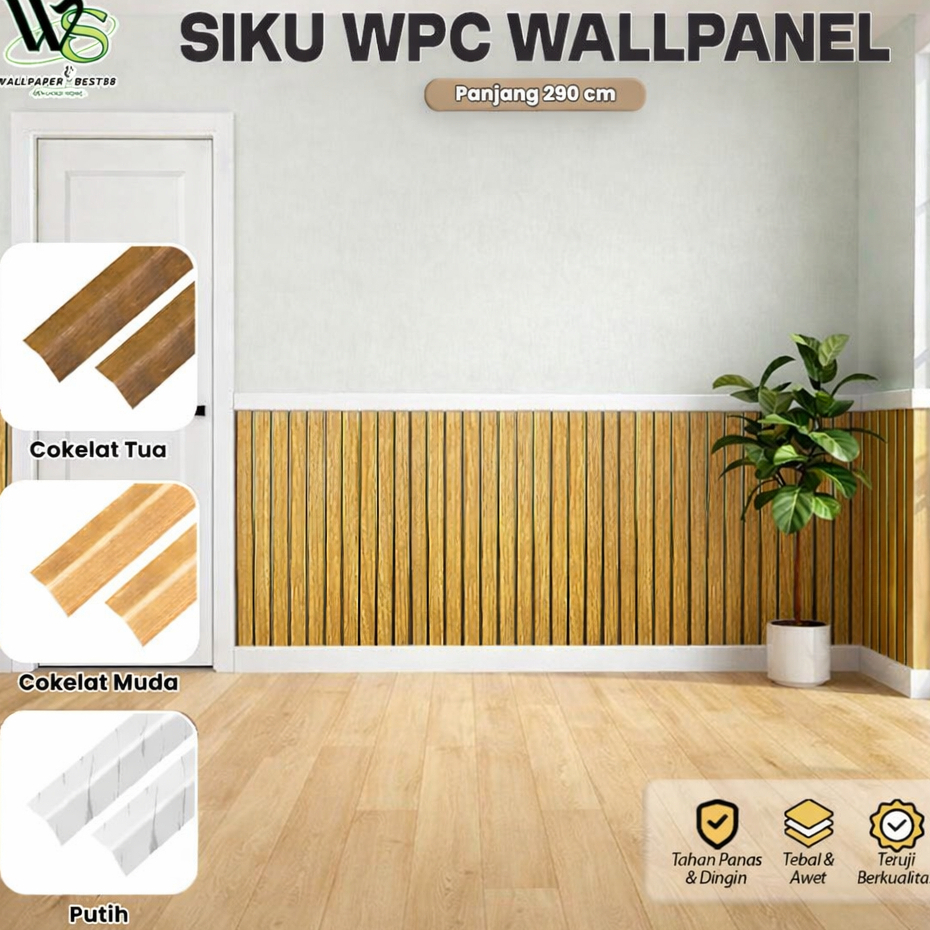 Jual Best Wallpaper - List Sudut Siku L WPC 2.9M Serai Kayu / List SIku ...