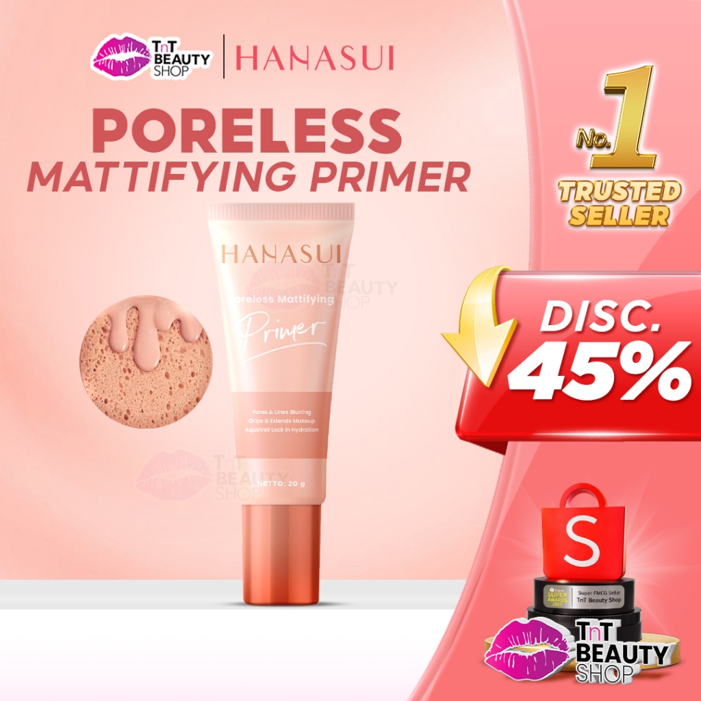 Jual Hanasui Poreless Mattifying Primer 20gr - Primer | TnT Beauty Shop ...