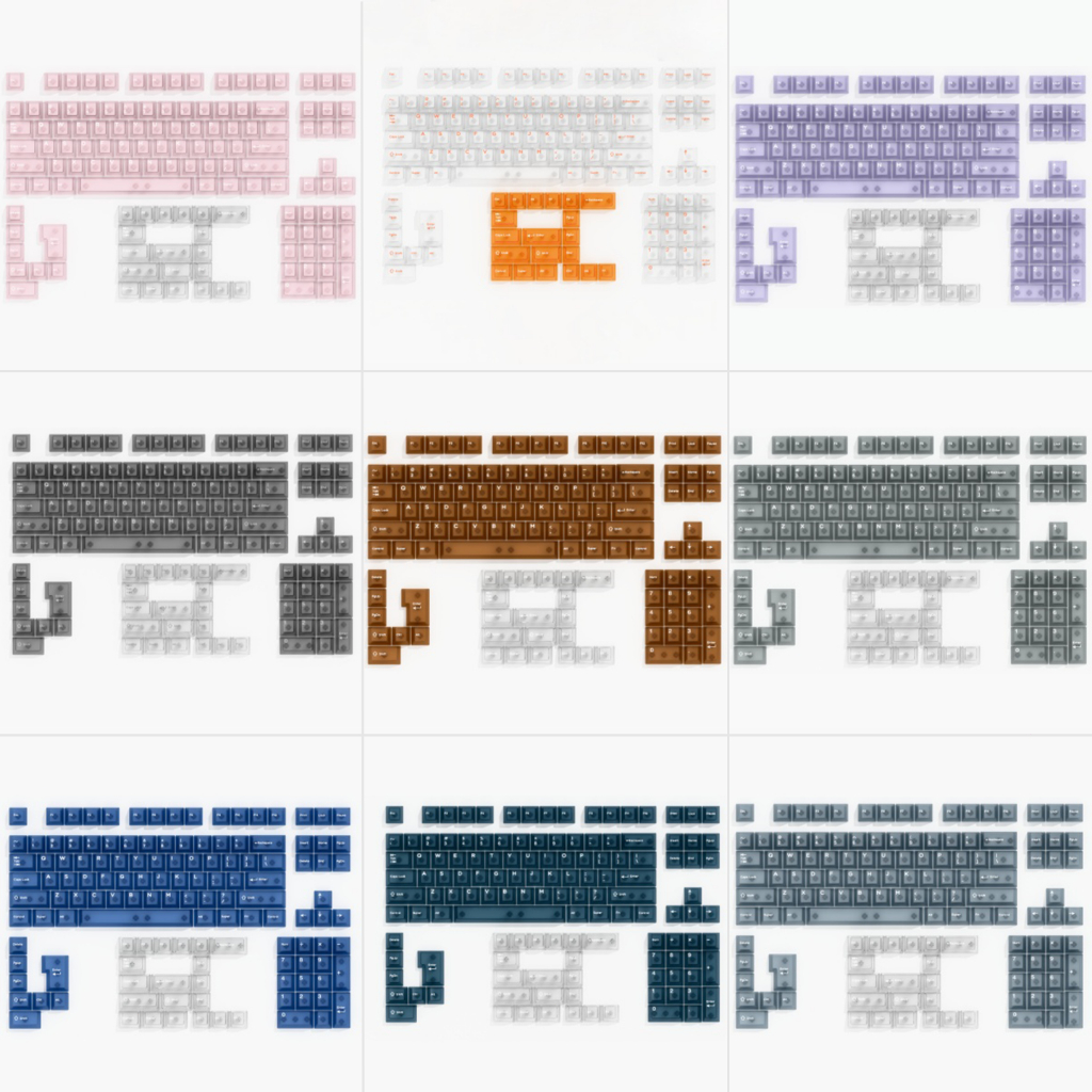 Jual Yongqiu Kabut Transparan Multicolor KeycapsCherry profile RGB ...