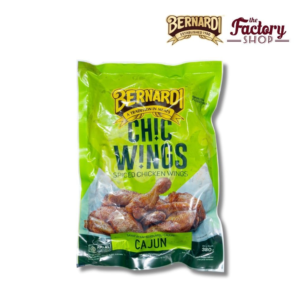 Jual BERNARDI CHICKEN WINGS CAJUN 380G (9911380304) | Shopee Indonesia